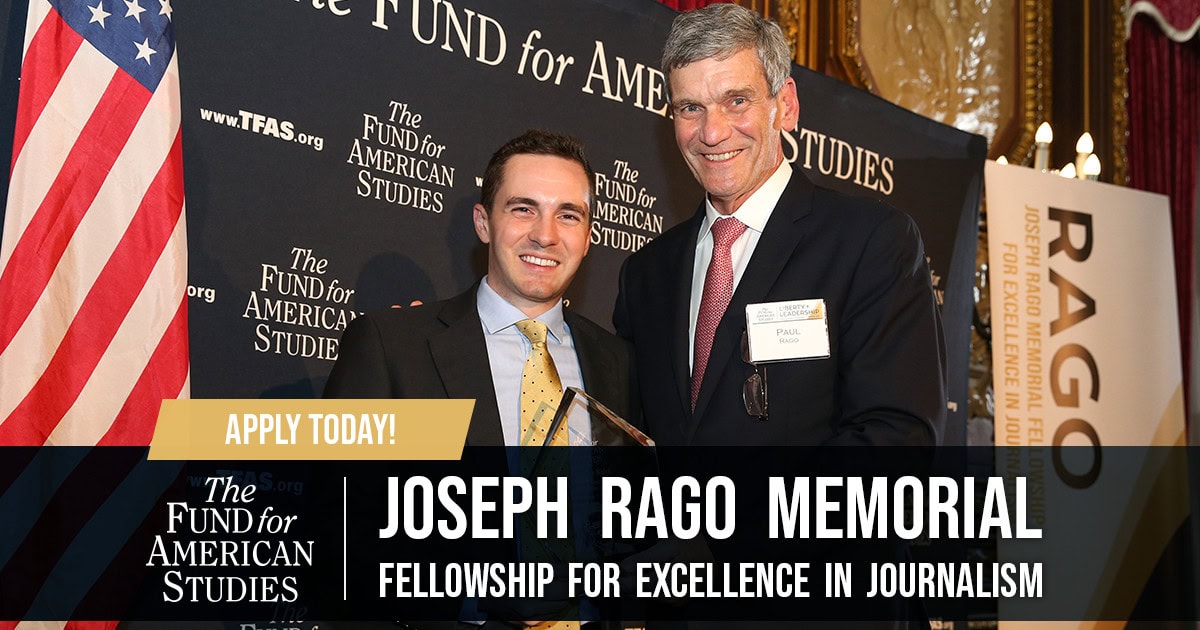 TFAS Joseph Rago Memorial Fellowship for Excellence in Journalism