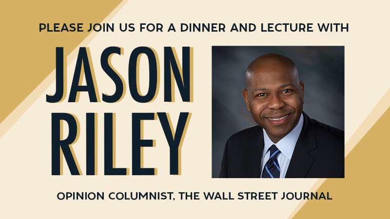 Milwaukee Dinner and Lecture with Jason Riley